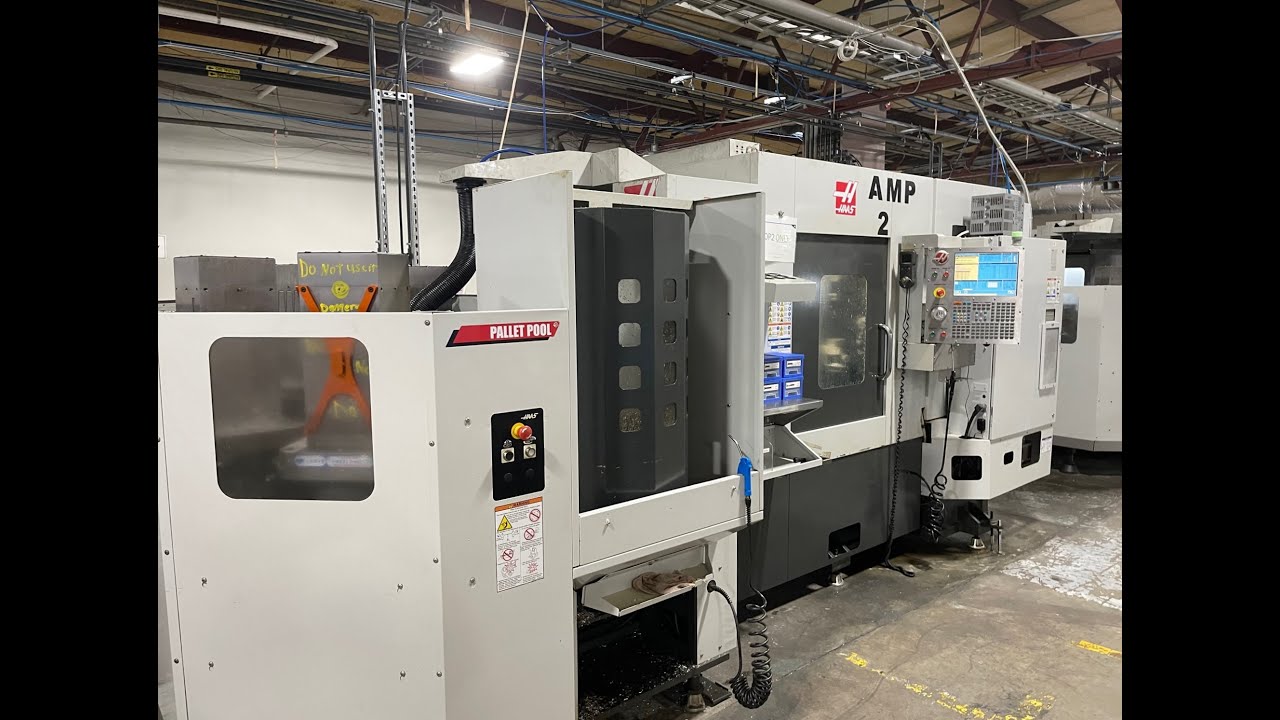 Haas EC400PP 2013 - 12K RPM, 6 Pallet, 4th and 70 ATC (497450) - YouTube