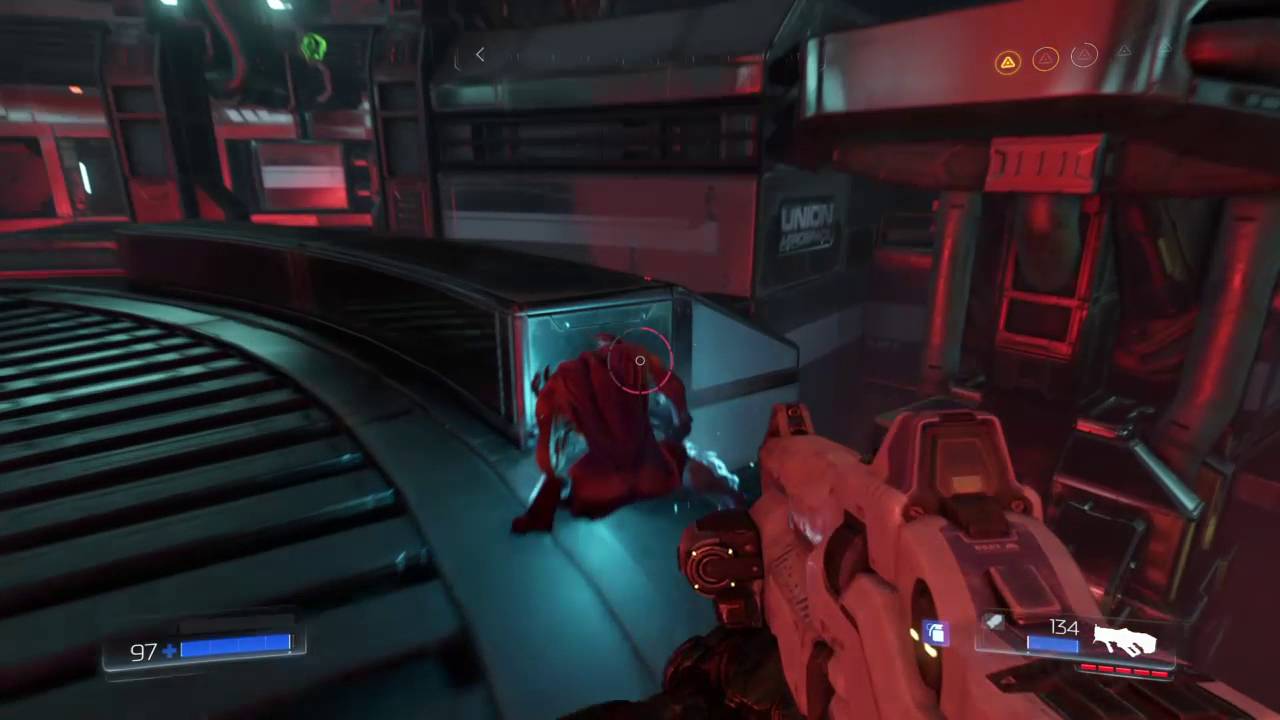 DOOM 2016 - Mancubus Fight - YouTube