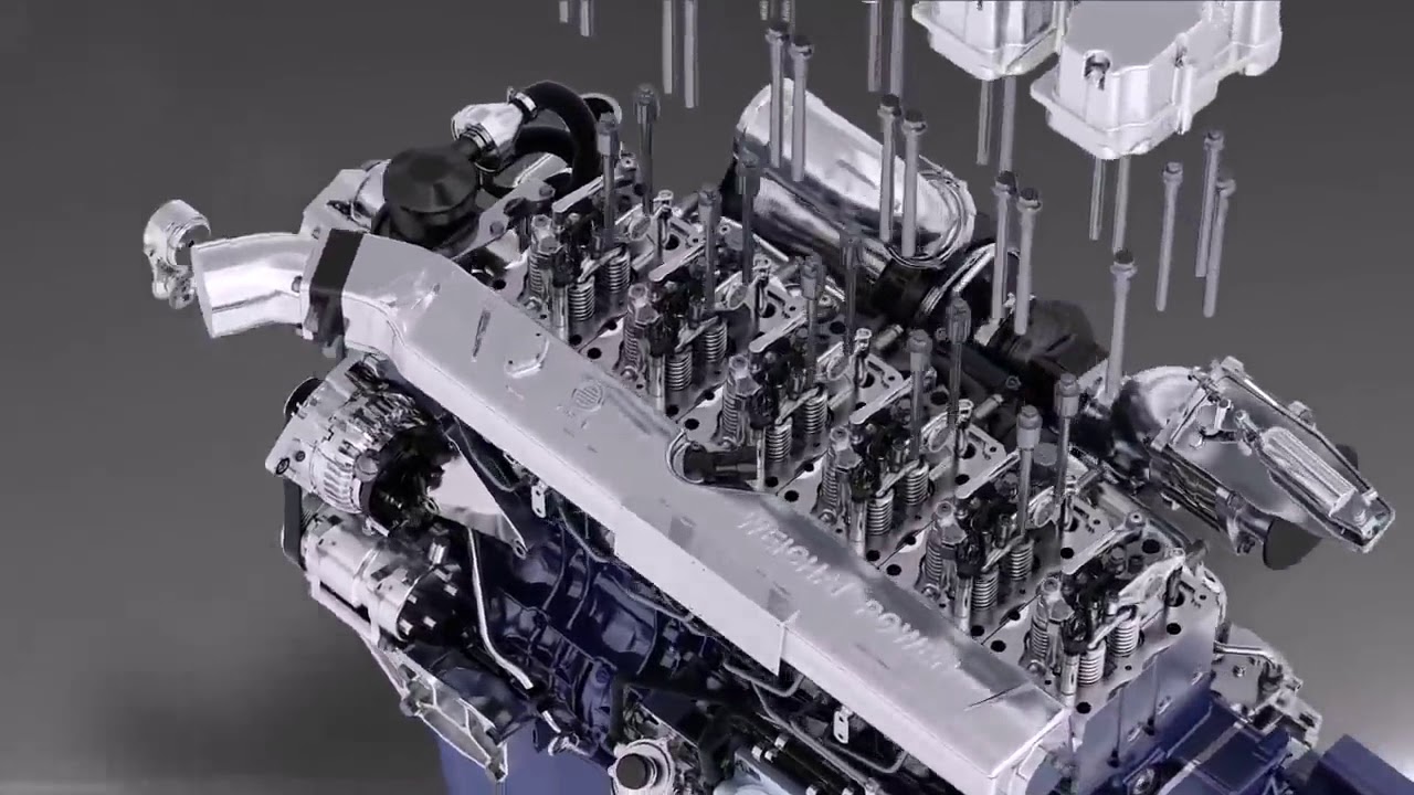 Weichai WP13 Diesel Engine - YouTube