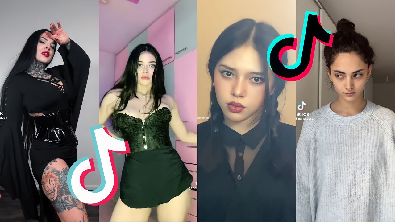 Wednesday Addams Dance #3 | i'll dance dance dance with my hands hands ...