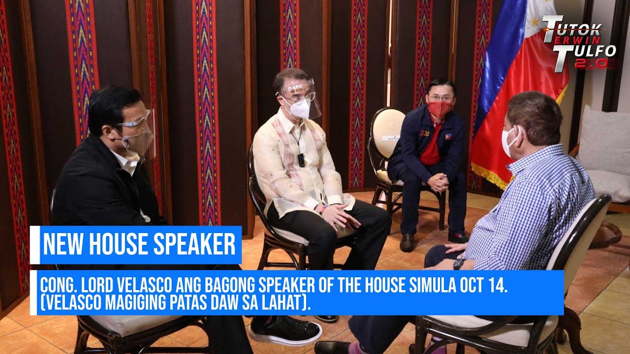 CONG. LORD VELASCO ANG BAGONG SPEAKER OF THE HOUSE SIMULA OCT 14. - YouTube