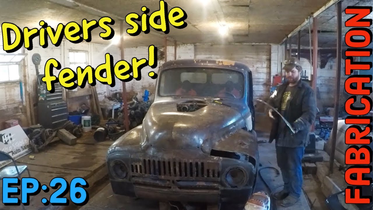 Building a rat rod truck fender start to finish! Drivers side fender ...