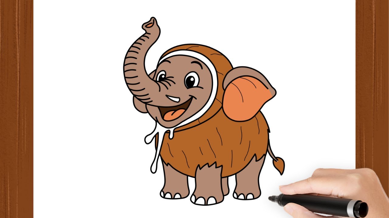 How To Draw a COCOFANTO ELEFANTO I Easy - YouTube