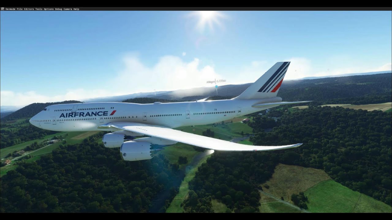 Boeing 747-800i / Paris - Marseille - YouTube