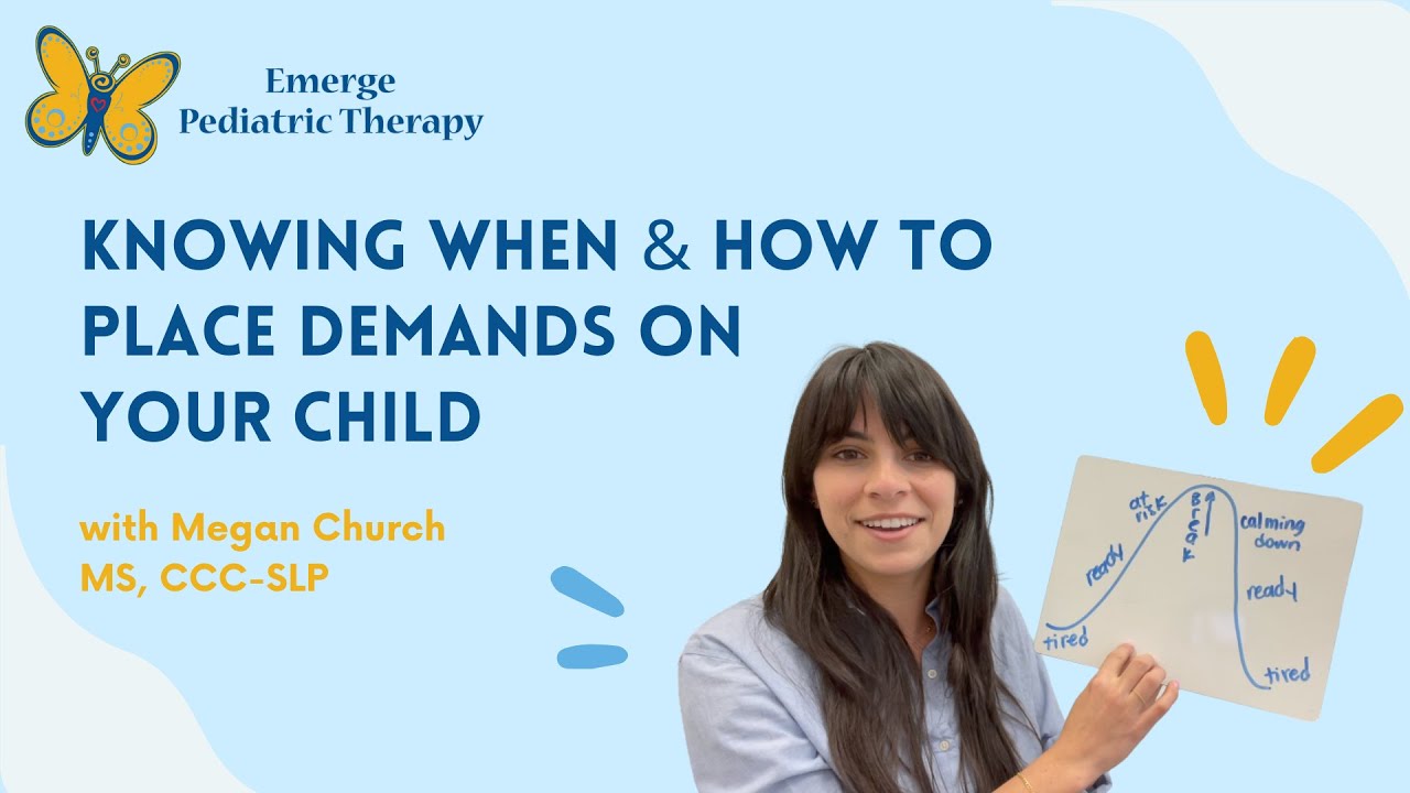 Knowing When & How to Place Demands on Your Child (explained by a ...
