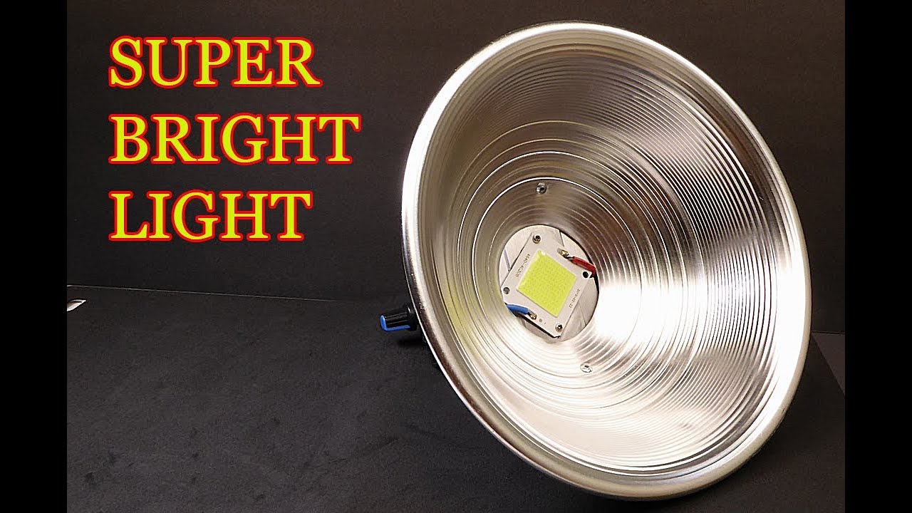 DIY - SUPER BRIGHT LIGHT - YouTube