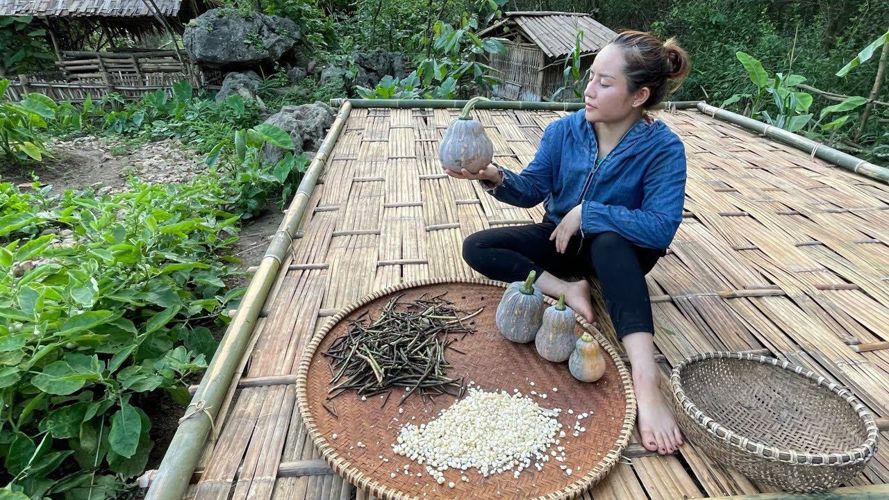 How to build a farm with many food crops, harvest beans and squash ...