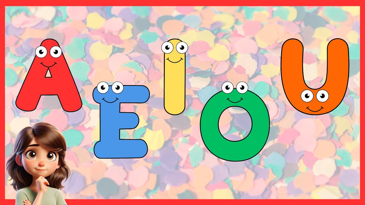 LA CANCIÓN DE LAS VOCALES PARA NIÑOS EDUCACIÓN INFANTIL 🎶 - YouTube
