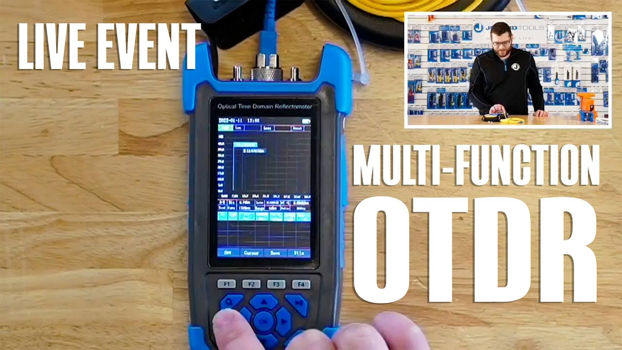 Jonard Tools Live Event - Multi-Function OTDR - YouTube