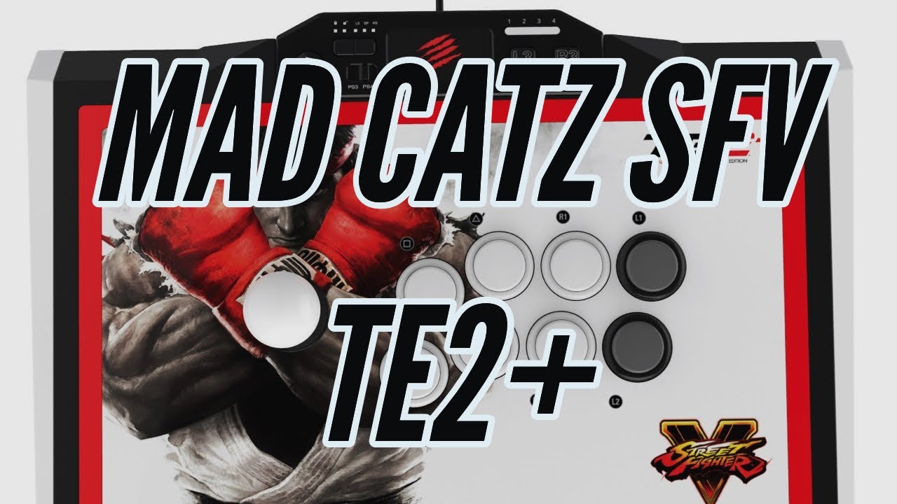 Mad Catz SFV Arcade FightStick TE2+ unboxing - YouTube