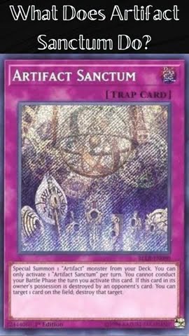 What Does Artifact Sanctum Do? (Yugioh Cards Explained for Easy Deck ...
