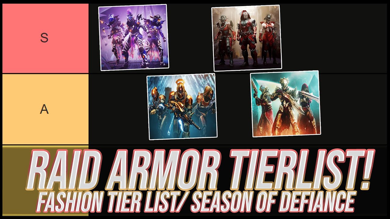 Destiny 2: Raid Armor Tierlist! | Lightfall - YouTube