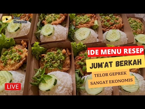 IDE MENU JUMAT BERKAH // TELUR GEPREK CABE IJO // RESEP EKONOMIS - YouTube