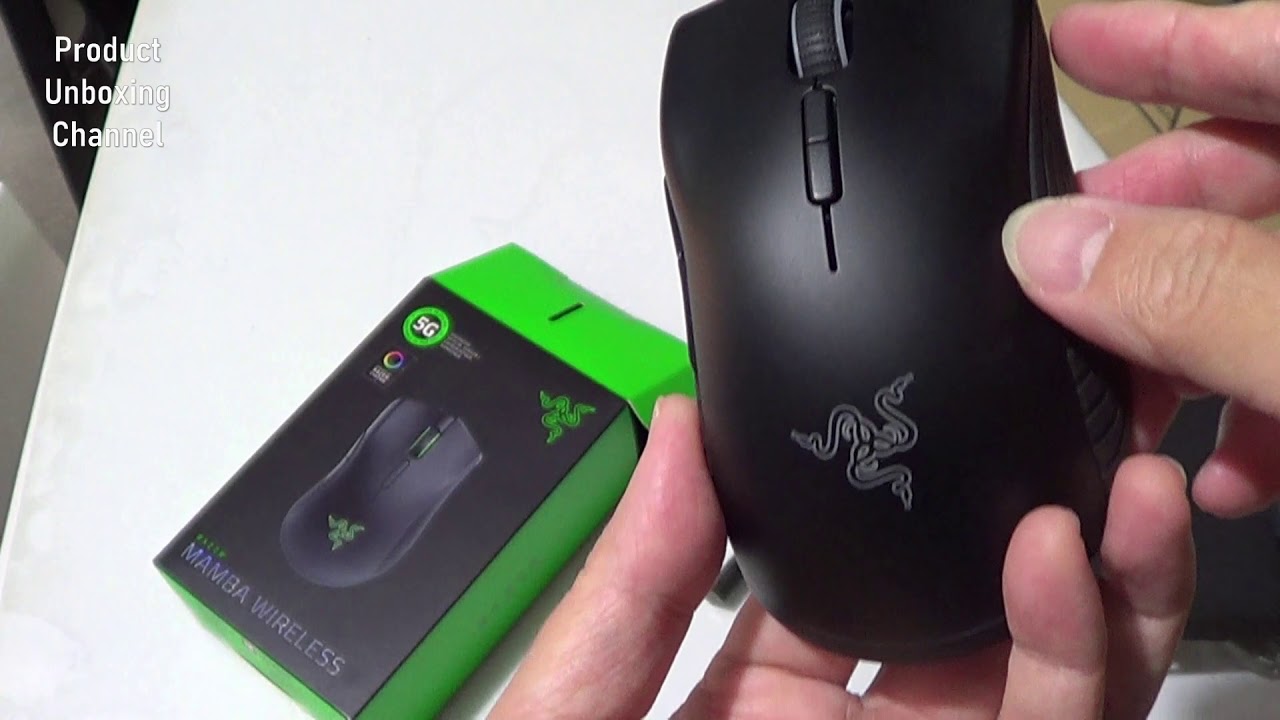 Razer Mamba Wireless Gaming Mouse Unboxing and First Look - YouTube