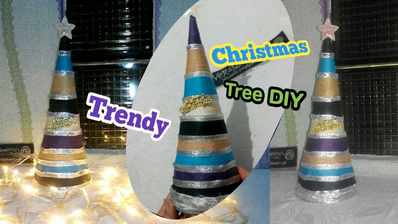 Cara Membuat Pohon Natal Trendy dari Tali - How To Make Trendy ...