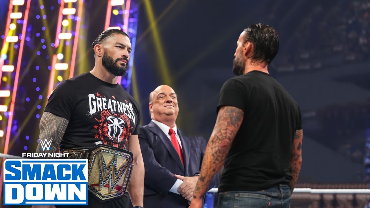 CM PUNK Returns To Smackdown & Confront ROMAN REIGNS | CM Punk Returns ...