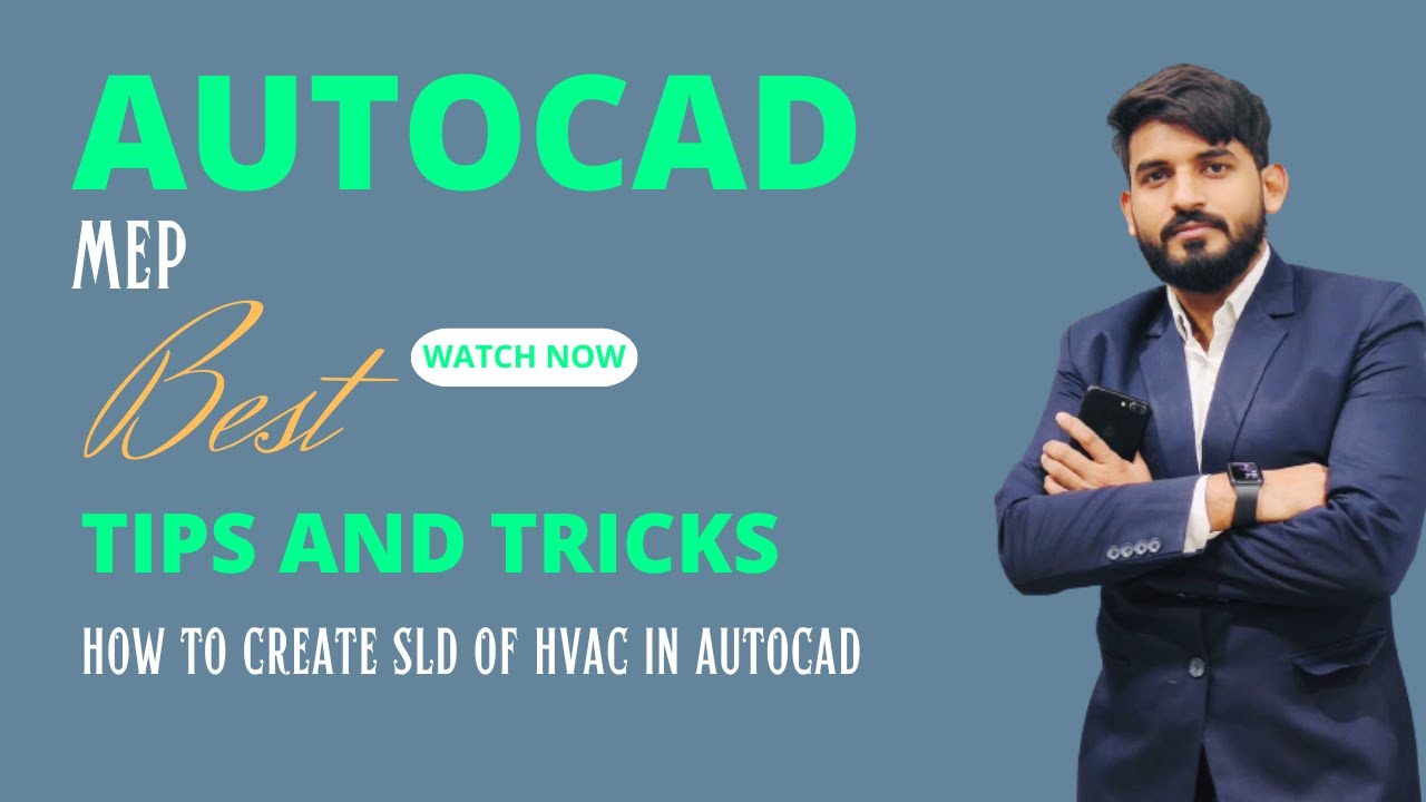 How to create SLD of HVAC in autocad | SLD of HVAC in AutoCad - YouTube