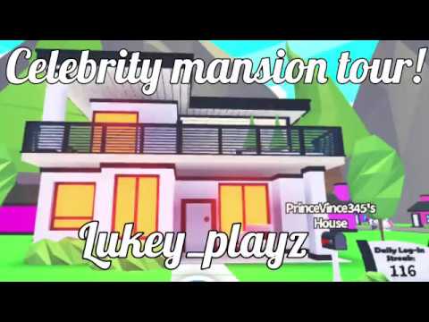 *CELEBRITY MANSION* tour adopt me | lukey_playz - YouTube