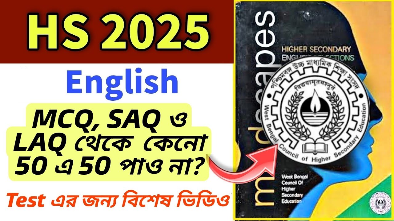 Hs 2025 English Suggestion | Class 12 English Suggestion 2025 - YouTube
