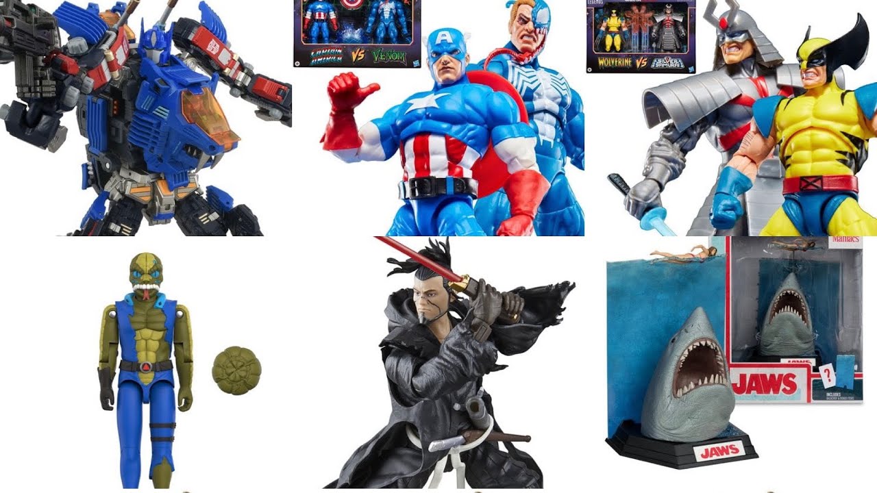 New Transformers, Marvel Legends, Gijoe, Jaws action figures preorder ...