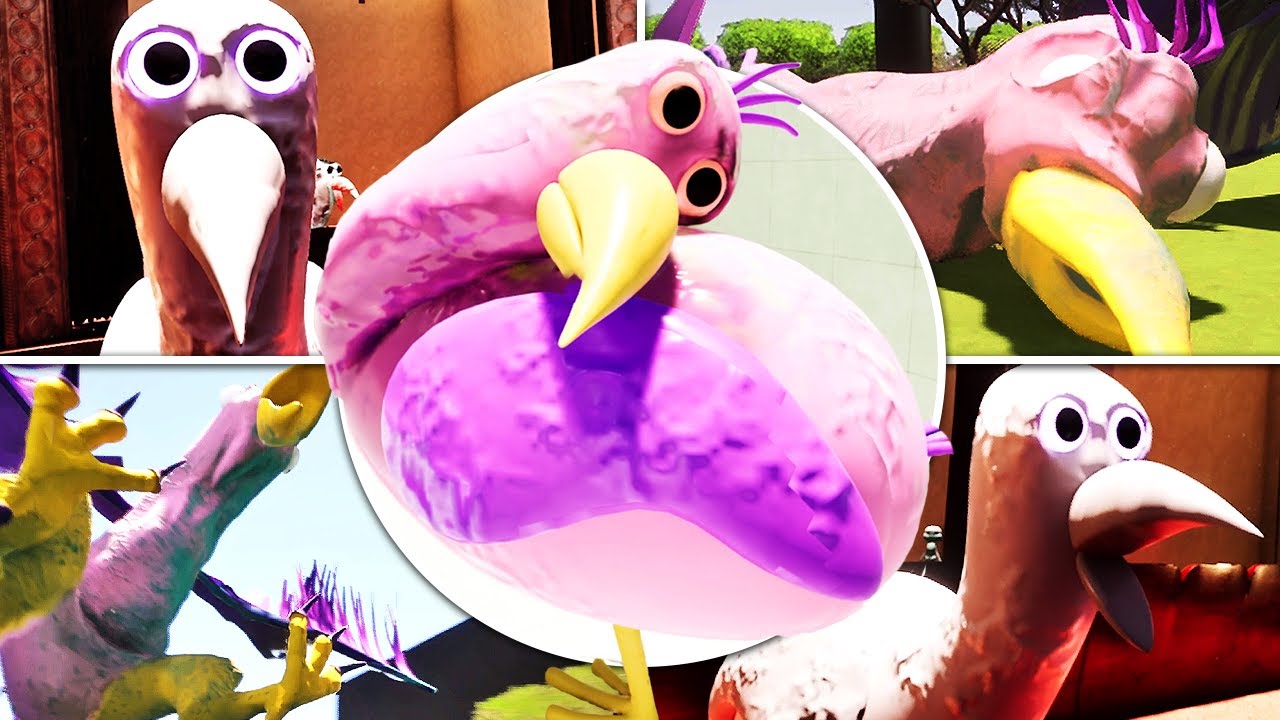 Garten of Banban 1-7 - All OPILA BIRD SCENES BEHIND THE CAMERA (BRIGHT ...