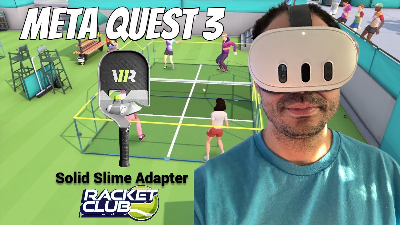 Meta Quest 3 / 3s SolidSlime Racket Club Gameplay + Review | Racket ...
