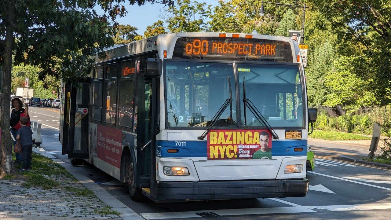 NYCT Bus: Orion VII 3G EPA010 #7011 Ride on the Q90 Shuttle Bus ...