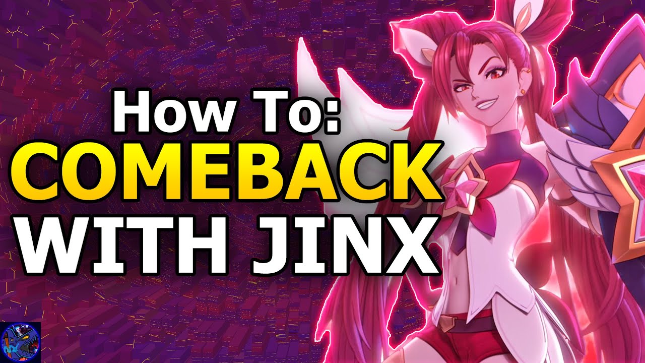 How To Win Playing Jinx From BEHIND? League Of Legends Lets Talk Jinx ...