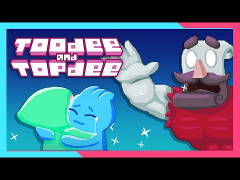 【Toodee & Topdee】Full Gameplay Walkthrough | Top-Down Puzzler - YouTube