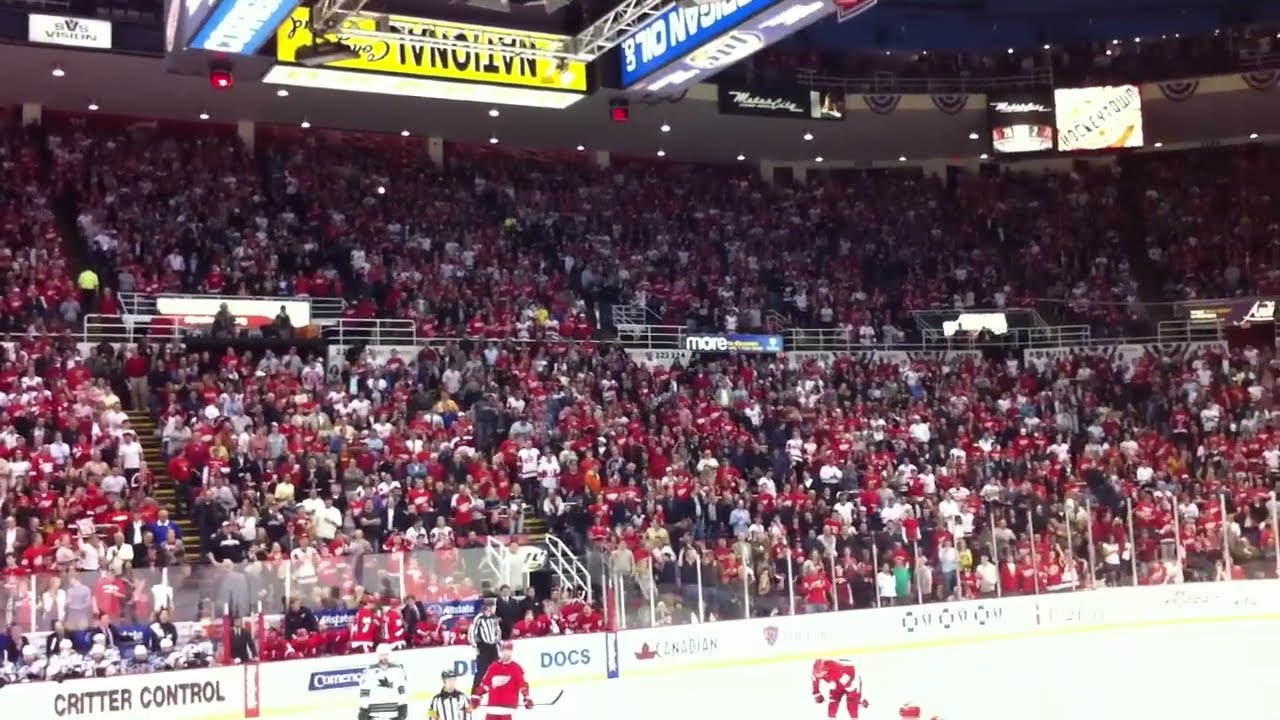 Red Wings fans, Born and raised in South Detroit - YouTube