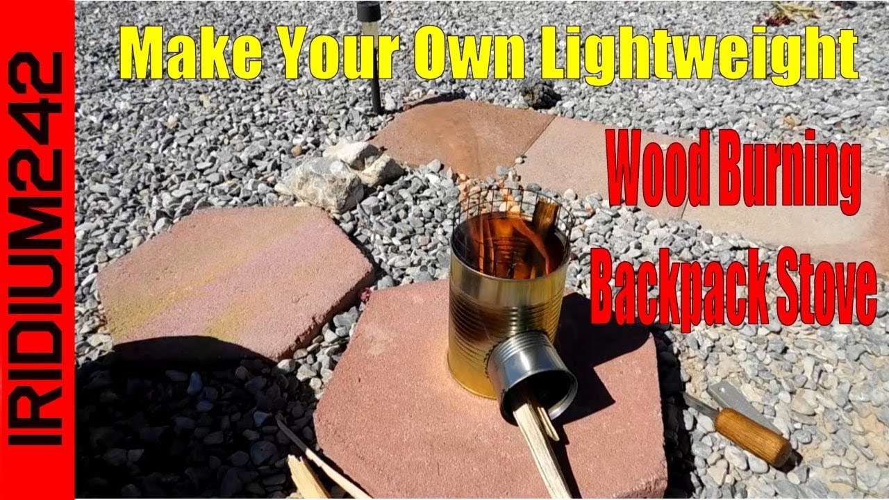 Make Your Own Lightweight Wood Burning Backpack Stove! - YouTube