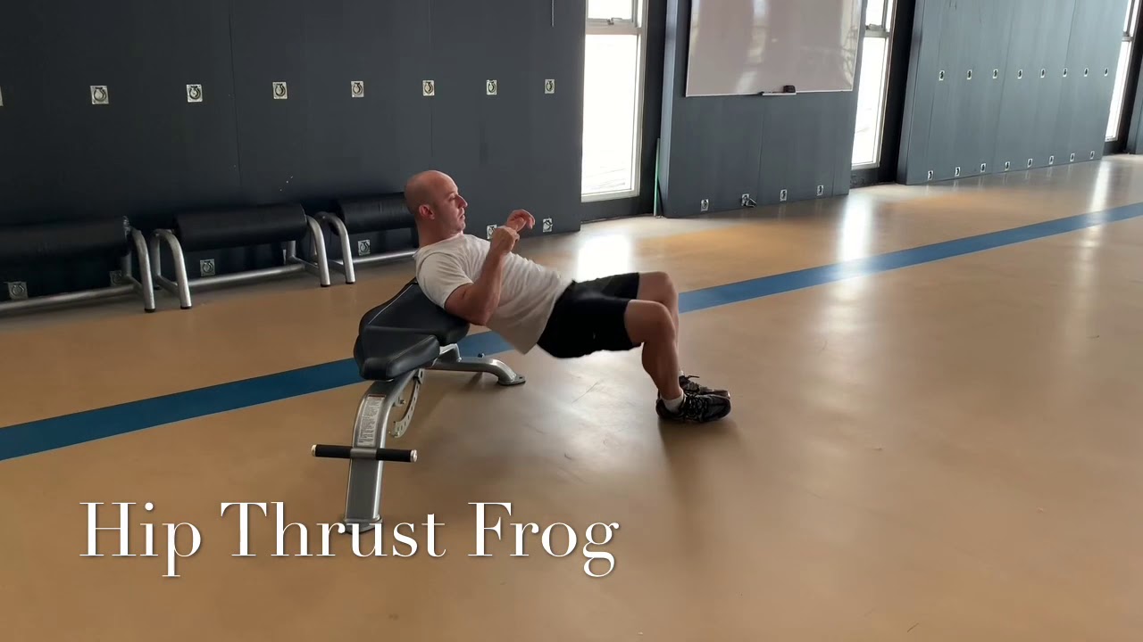 Hip Thrust Frog - YouTube