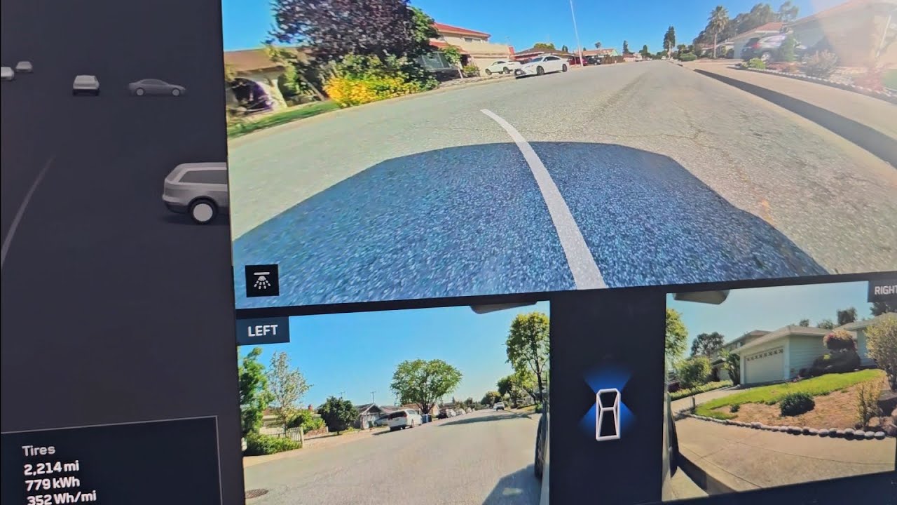 Testing Out the Tesla Cybertruck Turning Radius After Update v12 2024. ...