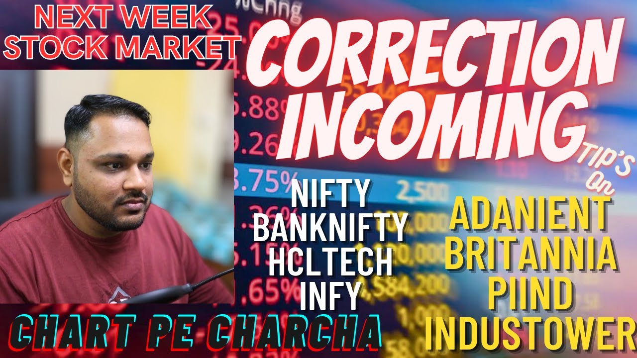 CORRECTION INCOMING | NEXT WEEK STOCK/SHARE MARKET | Chart Pe Charcha ...