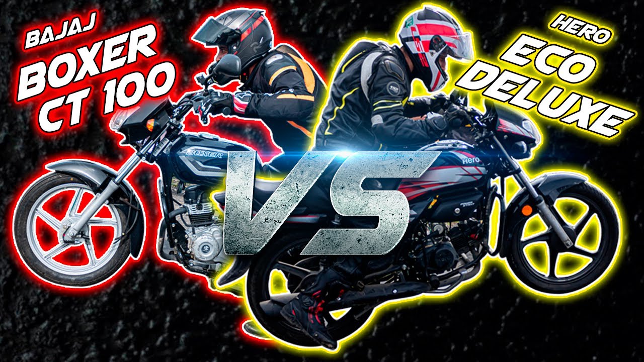GUERRA de los 100CC BOXER CT100 VS ECO DELUXE - YouTube