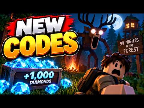NEW 99 Nights in the Forest Codes 2026 😱 1K Free Diamonds + Admin Commands! ALL WORKING CODES