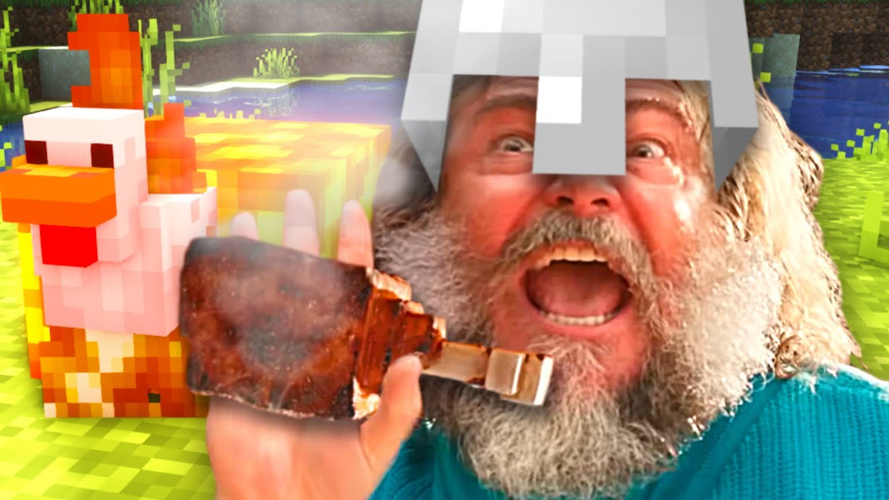 How It Feels To Cook Chicken Using Lava. - YouTube