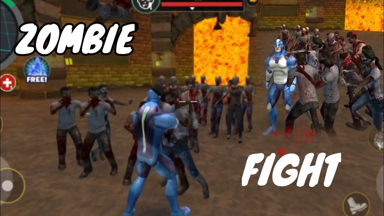 Zombie Attack In Rope Hero | Itne Sare Zombie Se Kaise Bachega Rope ...