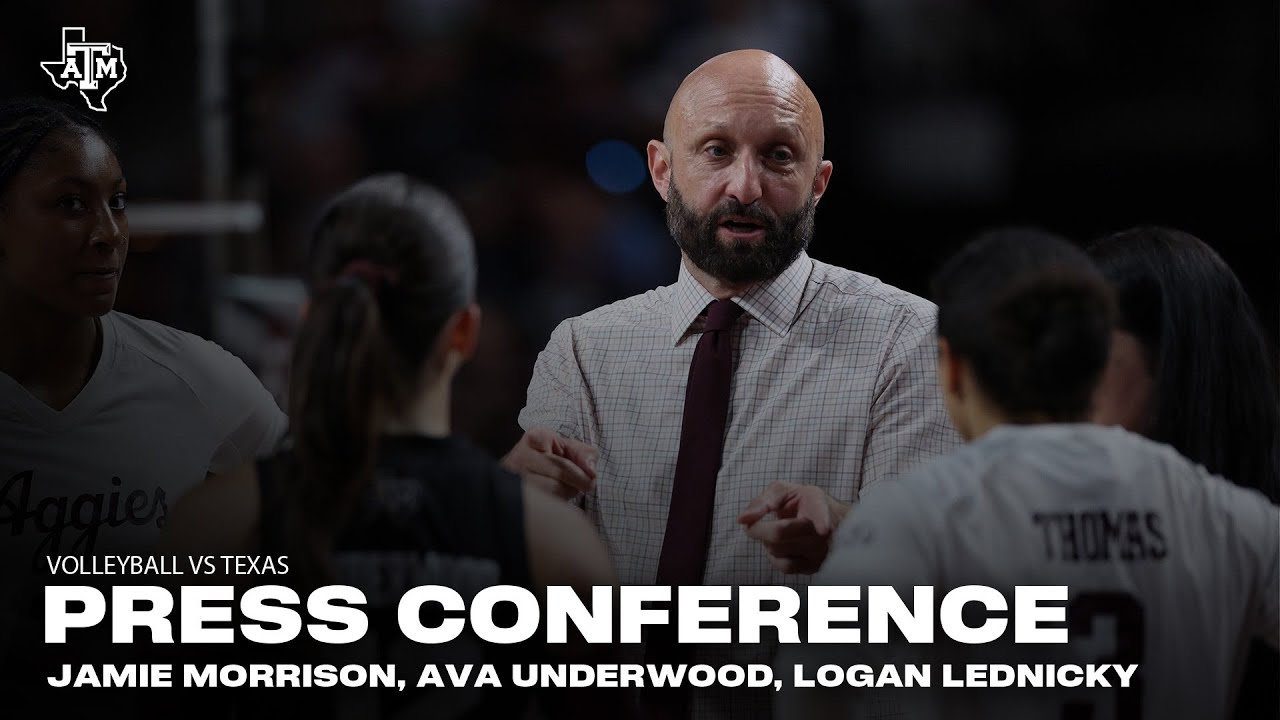 Texas Postgame: Jamie Morrison, Ava Underwood, Logan Lednicky - YouTube