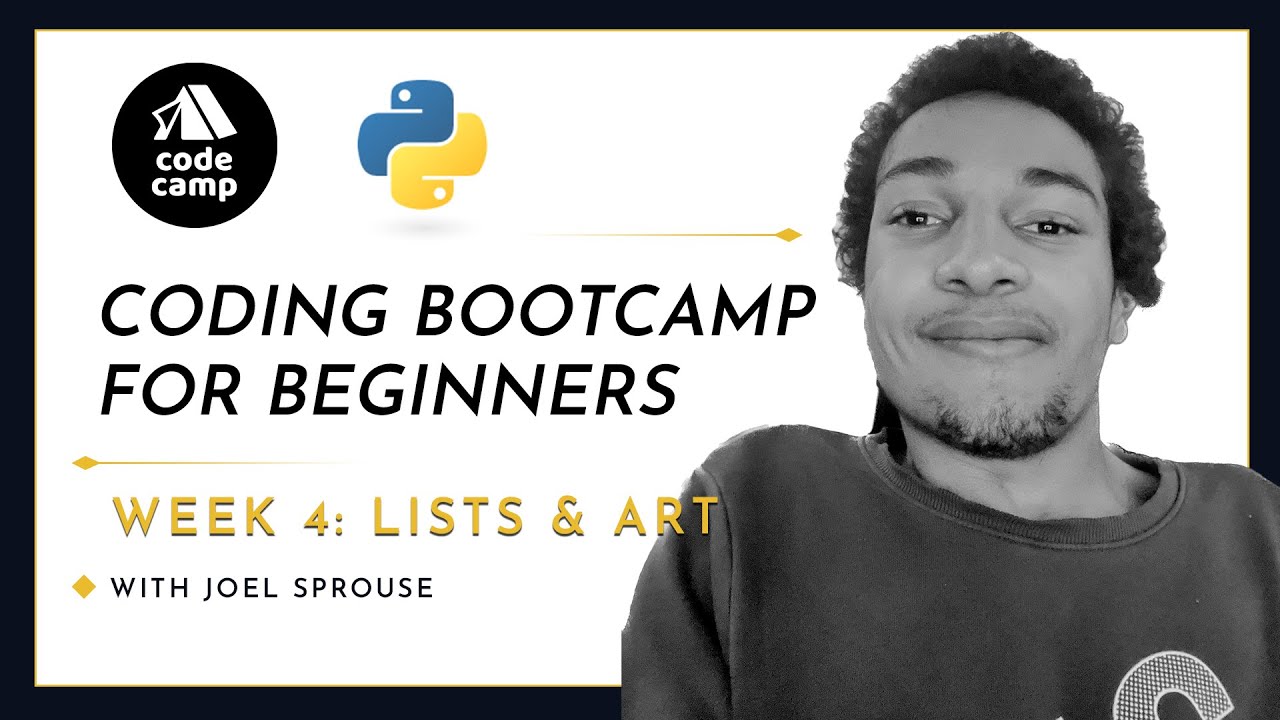 CodeCamp | Beginner #CodingBootcamp Week 4 with Joel Sprouse! - YouTube