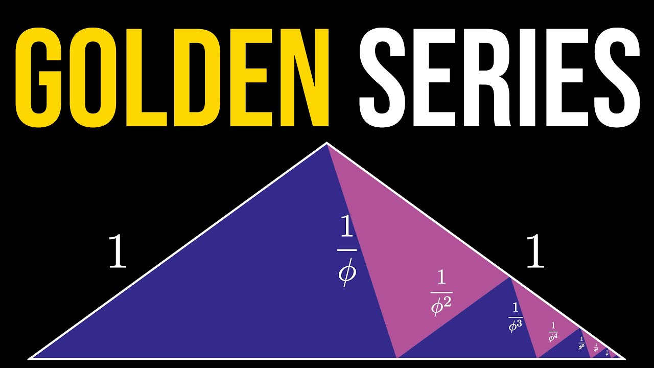 A Golden Ratio Infinite Series Dissection (visual proof) - YouTube