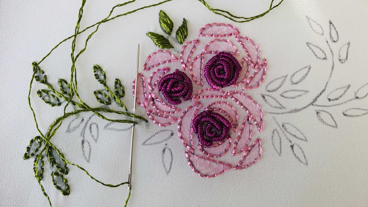 Shadow Works Hand Embroidery - Brazilian Embroidery - Fusion Embroidery ...