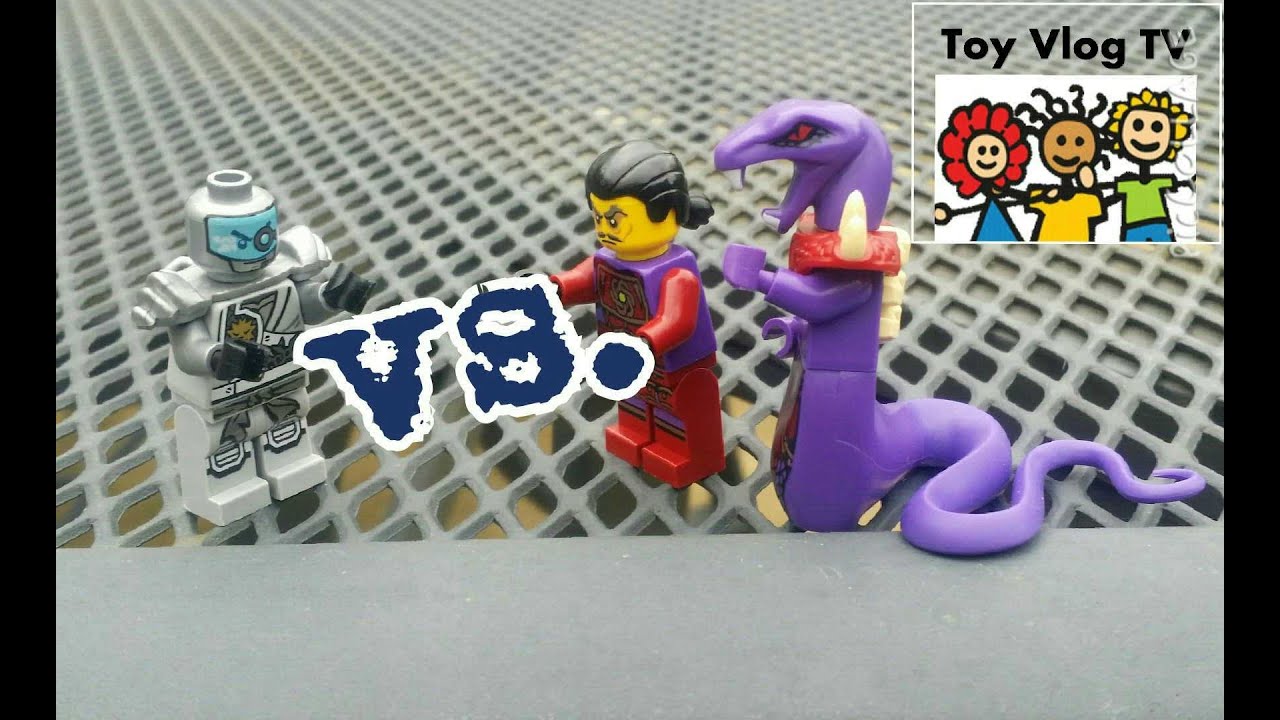 #6 Titanium Zane vs Chop'rai and Clouse!! Lego Ninjago Set 70748 ...