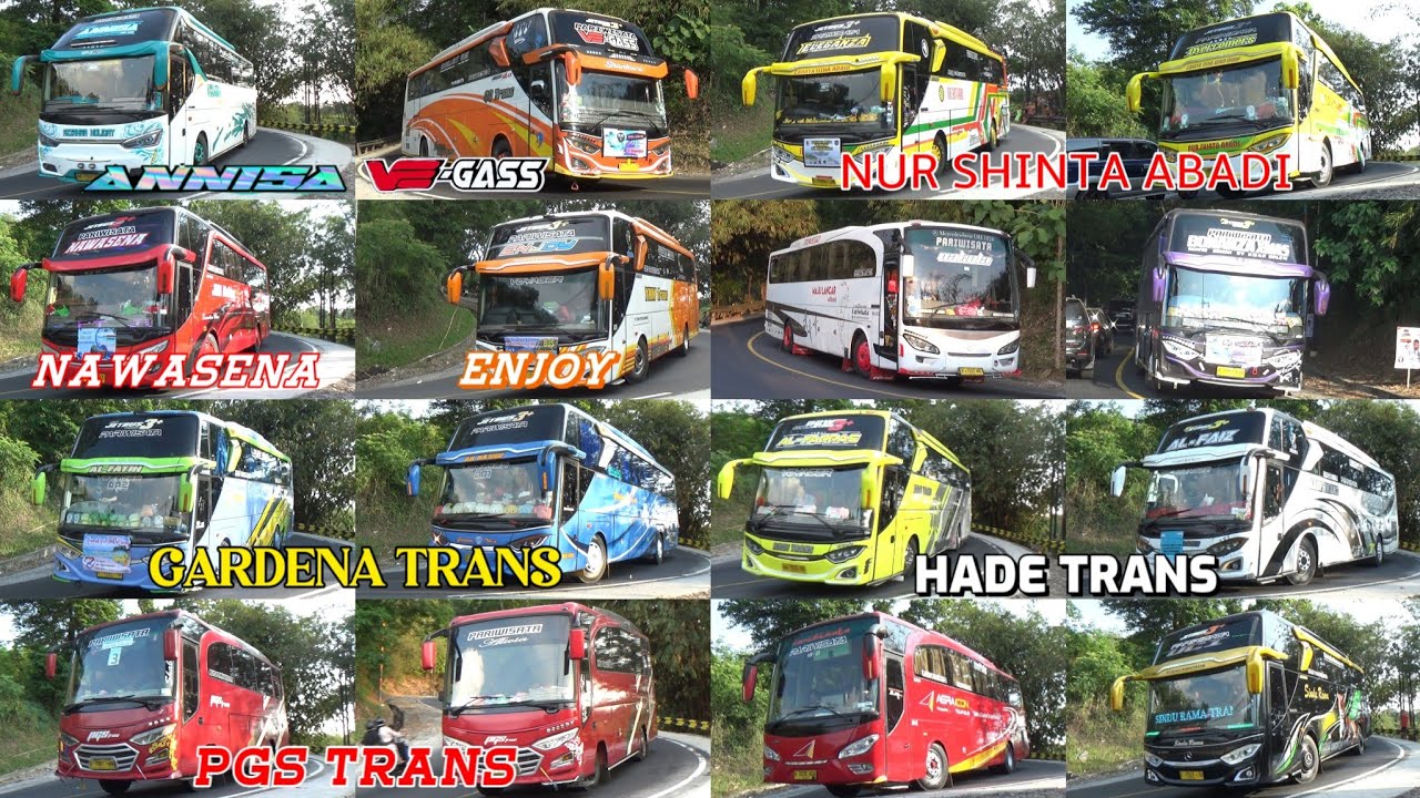 MOBIL BUS TELOLET VE-GASS, ANISSA, NAWASENA, ENJOY, ELEGANZA, HADE ...