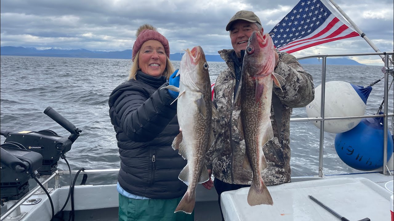 Fishing for cod and halibut in Alaska- Shirley and Bob - YouTube
