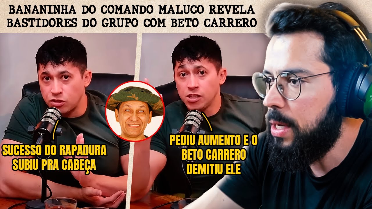 BANANINHA CONTOU TUDO SOBRE COMO FUNCIONAVA O COMANDO MALUCO - YouTube