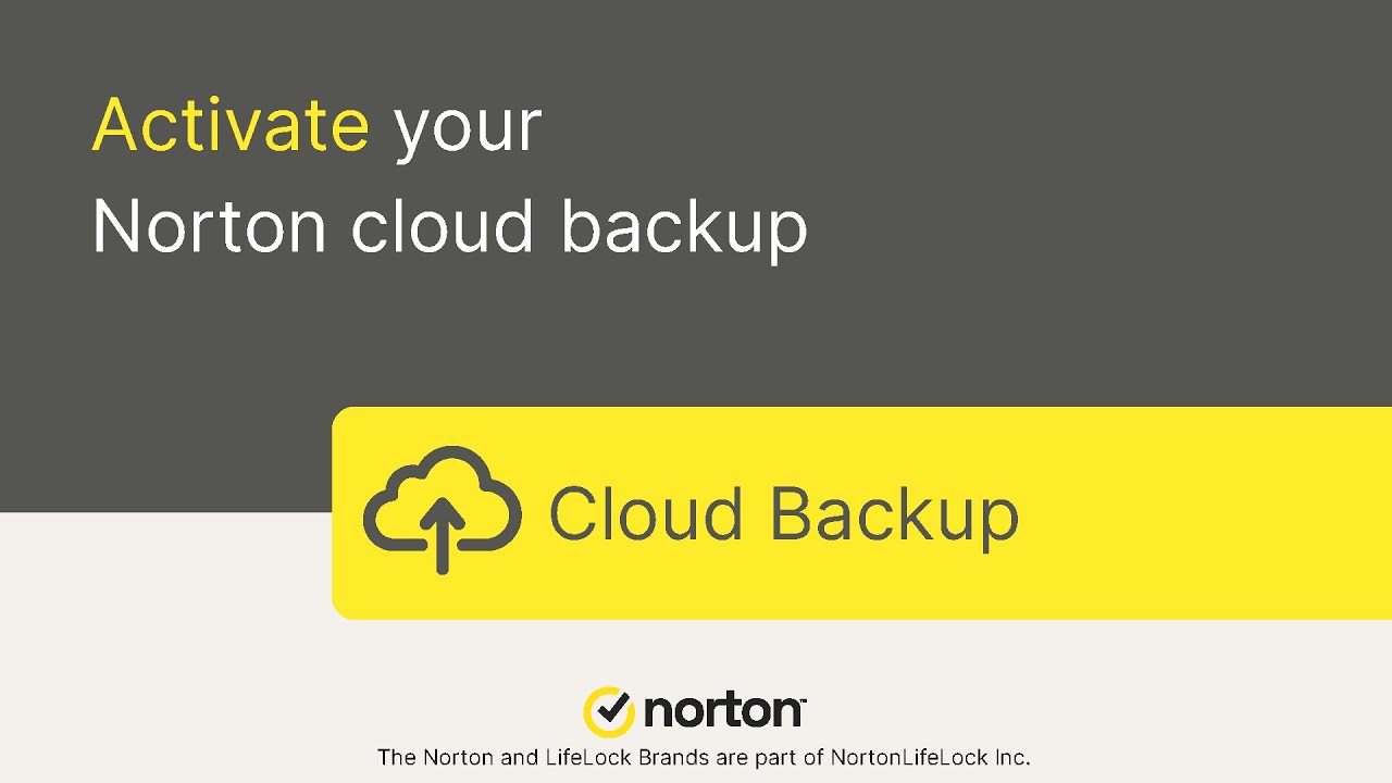How to activate your Norton Cloud Backup - YouTube