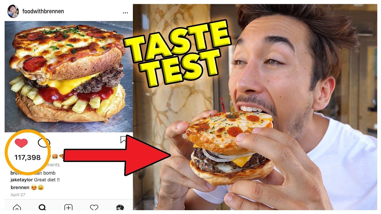 Eating Instagram Famous Food Trends (Taste Test) - YouTube