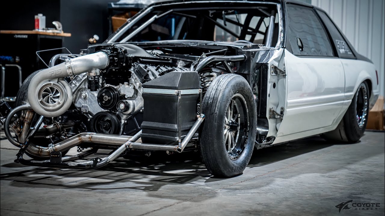 It's been really hard to get this coyote swapped fox body done....TIME ...