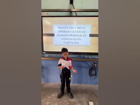 Program Pidato 3 Minit Aspirasi Generasi Madani Tahun 2024 - YouTube